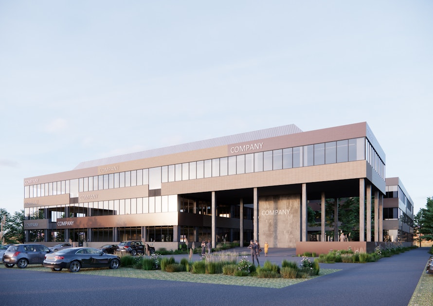 Stort, topmoderne kontordomicil eller flerbrugerhus skal bygges og ...